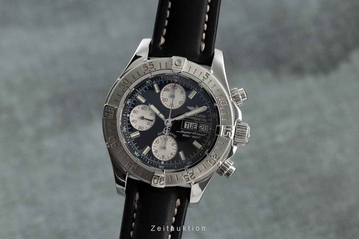 Breitling Superocean Chronograph chronograph steel automatic Kal. B13 ...