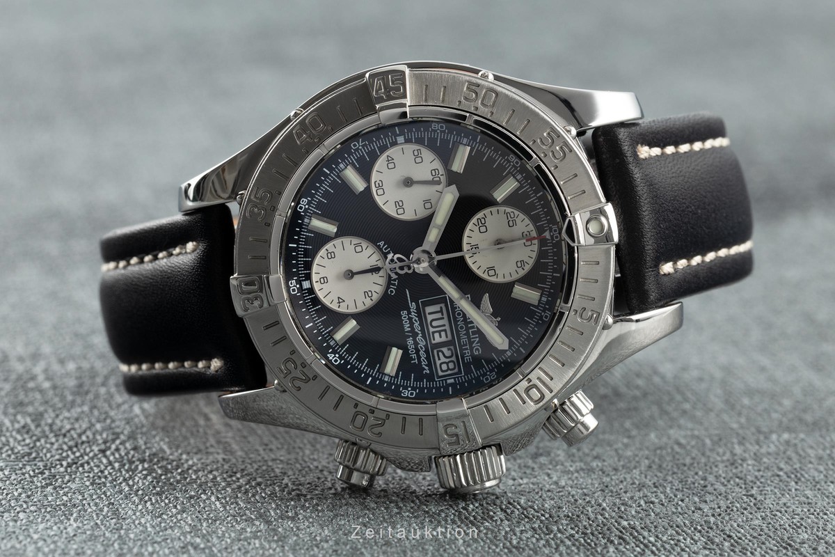 Breitling Superocean Chronograph chronograph steel automatic Kal. B13 ...