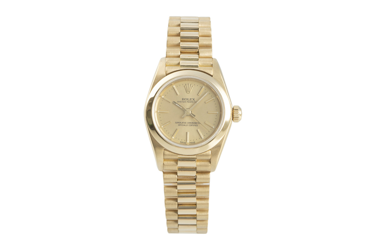 Rolex Oyster Perpetual 18 ct gold automatic Kal. 2230 Ref. 76198 | 2109596