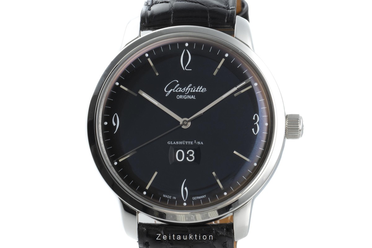 Glashütte Original Sixties steel automatic Kal. GO 39.2 Ref. 2-39-47-03 ...