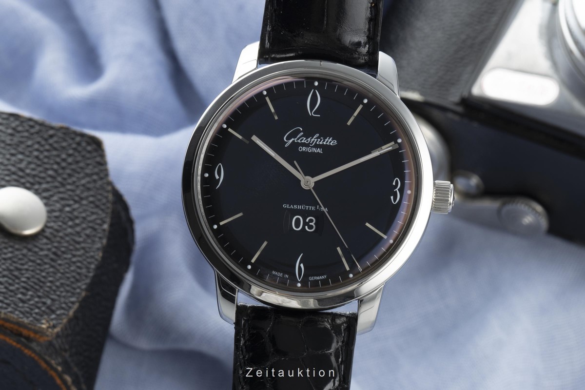 Glashütte Original Sixties steel automatic Kal. GO 39.2 Ref. 2-39-47-03 ...