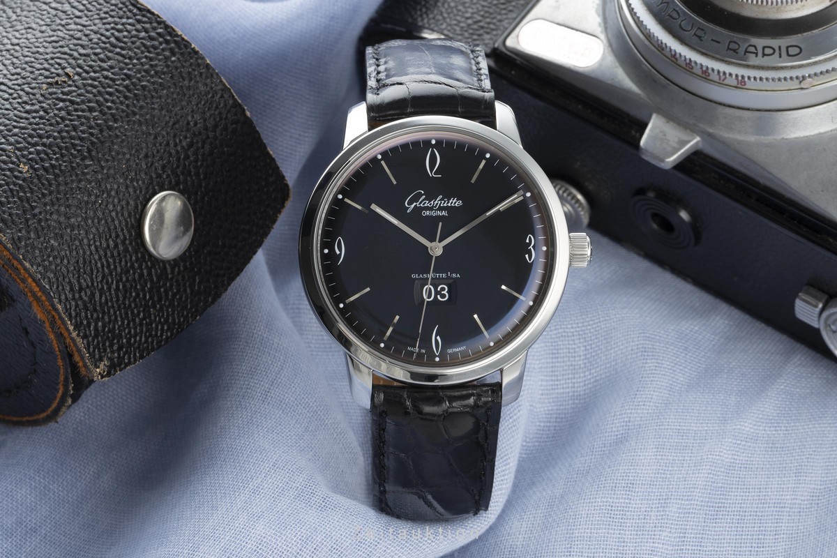Glashütte Original Sixties steel automatic Kal. GO 39.2 Ref. 2-39-47-03 ...