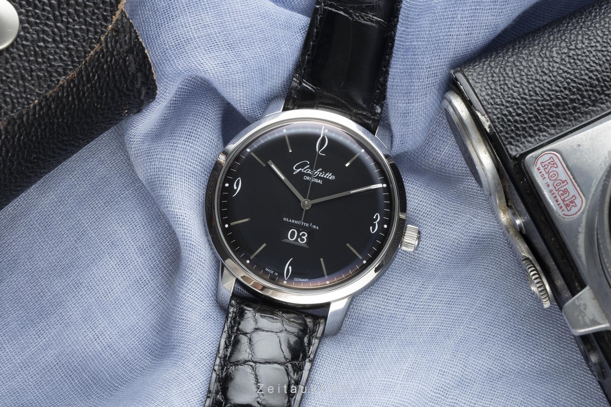 Glashütte Original Sixties steel automatic Kal. GO 39.2 Ref. 2-39-47-03 ...