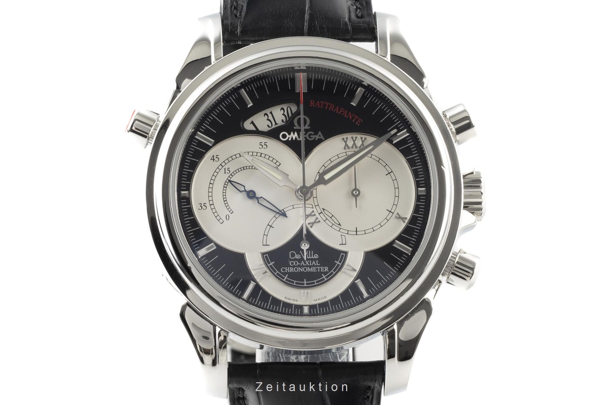 Omega De Ville chronograph steel automatic Kal. 3612 Ref. 4847.50.31 ...