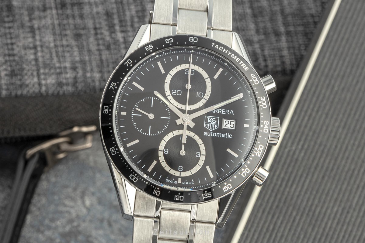 Tag Heuer Carrera chronographe acier automatique Kal. 16 Ref. CV2010.BA0794 | 2205422