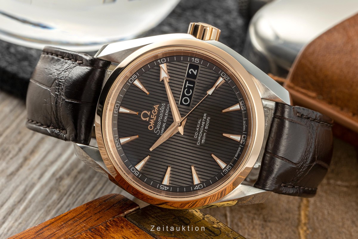 Omega Seamaster steel / gold automatic Kal. 8601 Ref. 231.23.39.22.06 ...