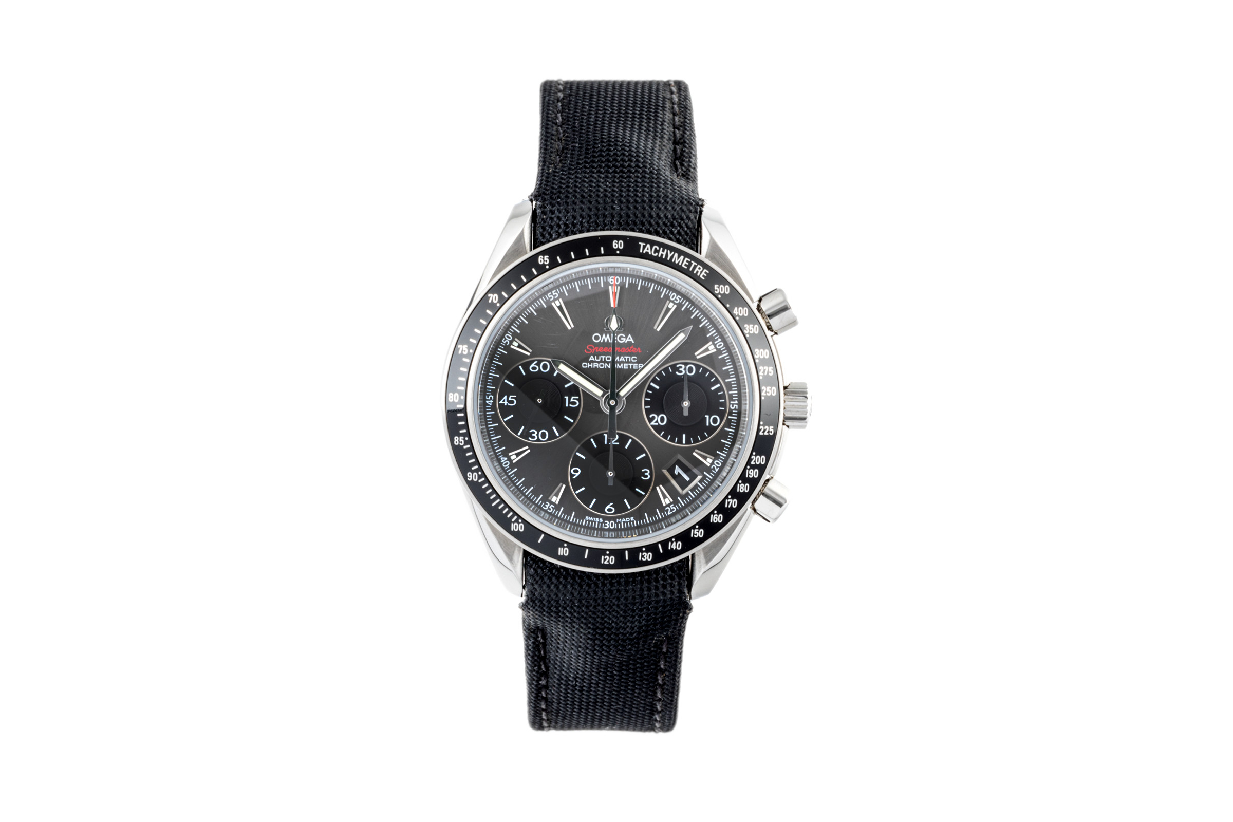 Omega Speedmaster chronograph steel automatic Kal. 3304 Ref. 323.32.40 ...