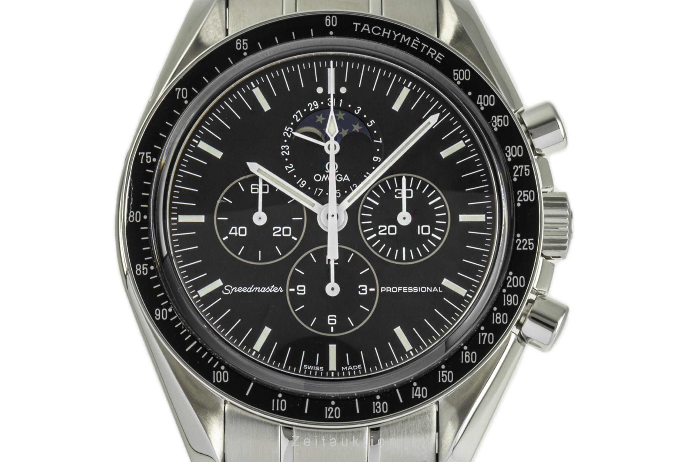 Omega Speedmaster chronograph steel manual winding Kal. 1866 Ref. 3576. ...