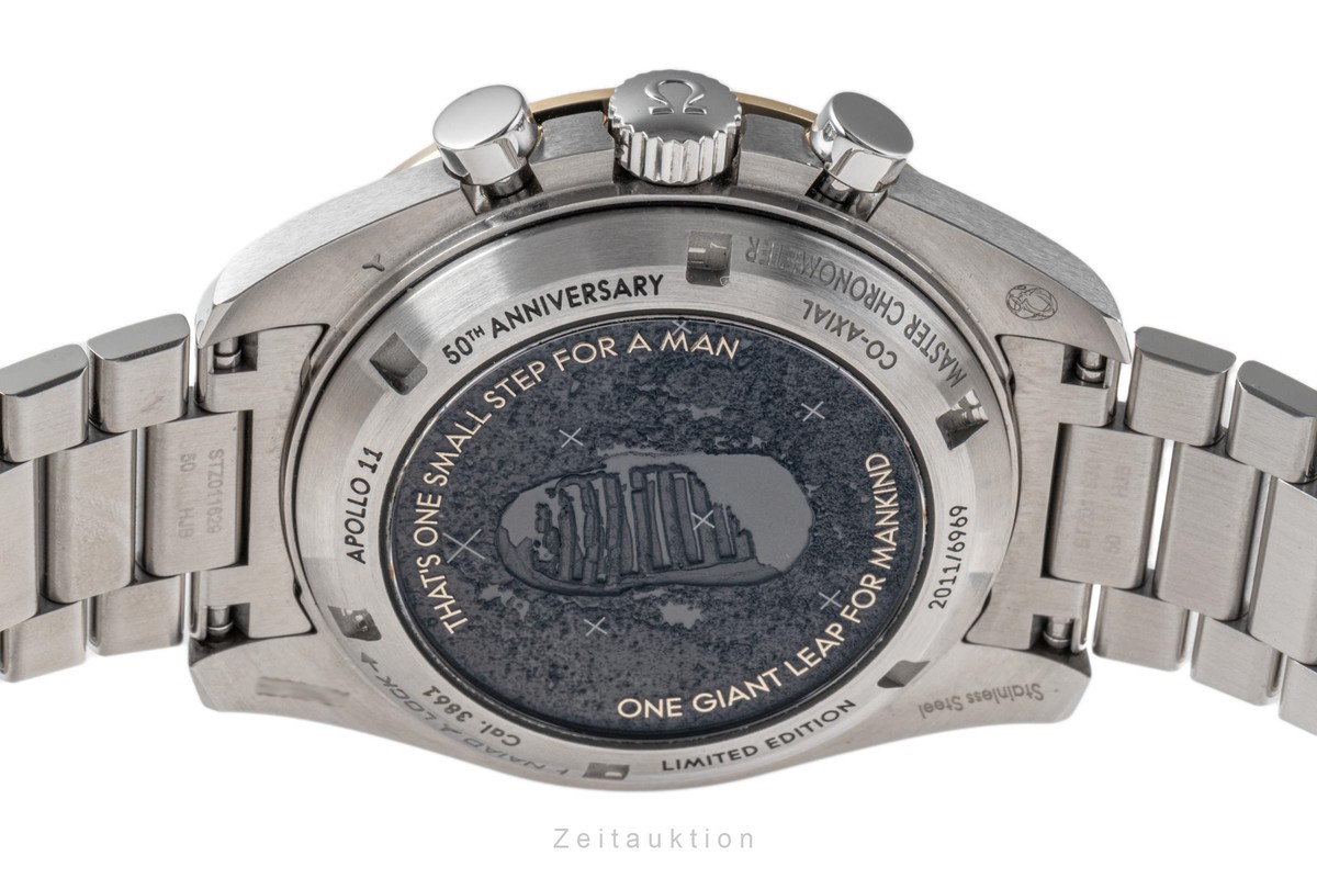 Omega Speedmaster chronograph steel / gold manual winding Kal. 3861 Ref ...