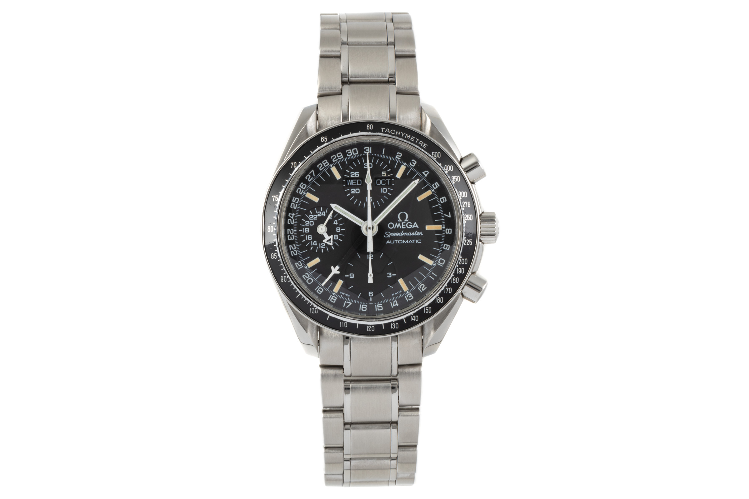 Omega Speedmaster chronograph steel automatic Kal. 1151 Ref. 3520.50.00 ...