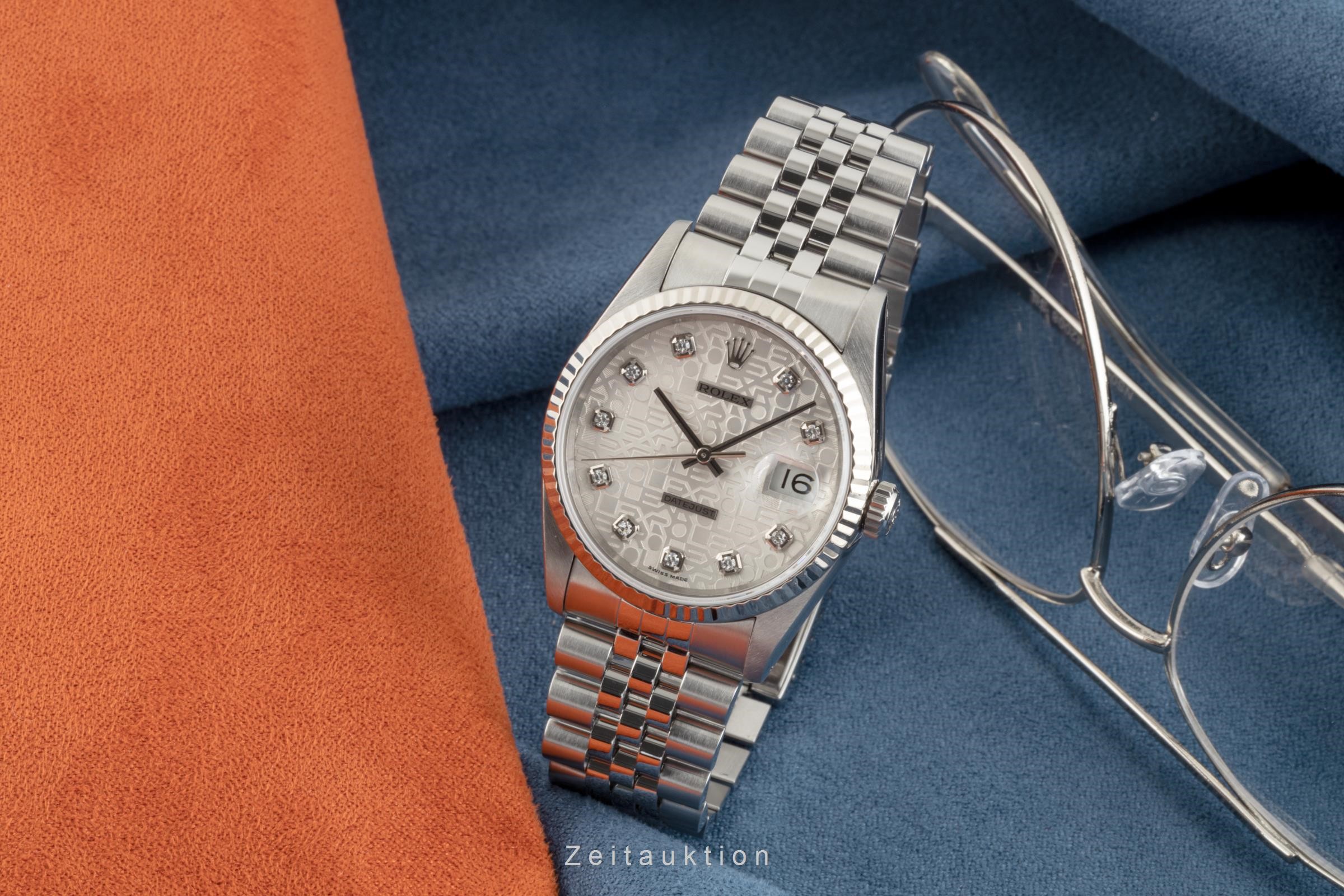 Rolex Datejust steel / white gold automatic Kal. 3135 Ref. 16234 | 2301195