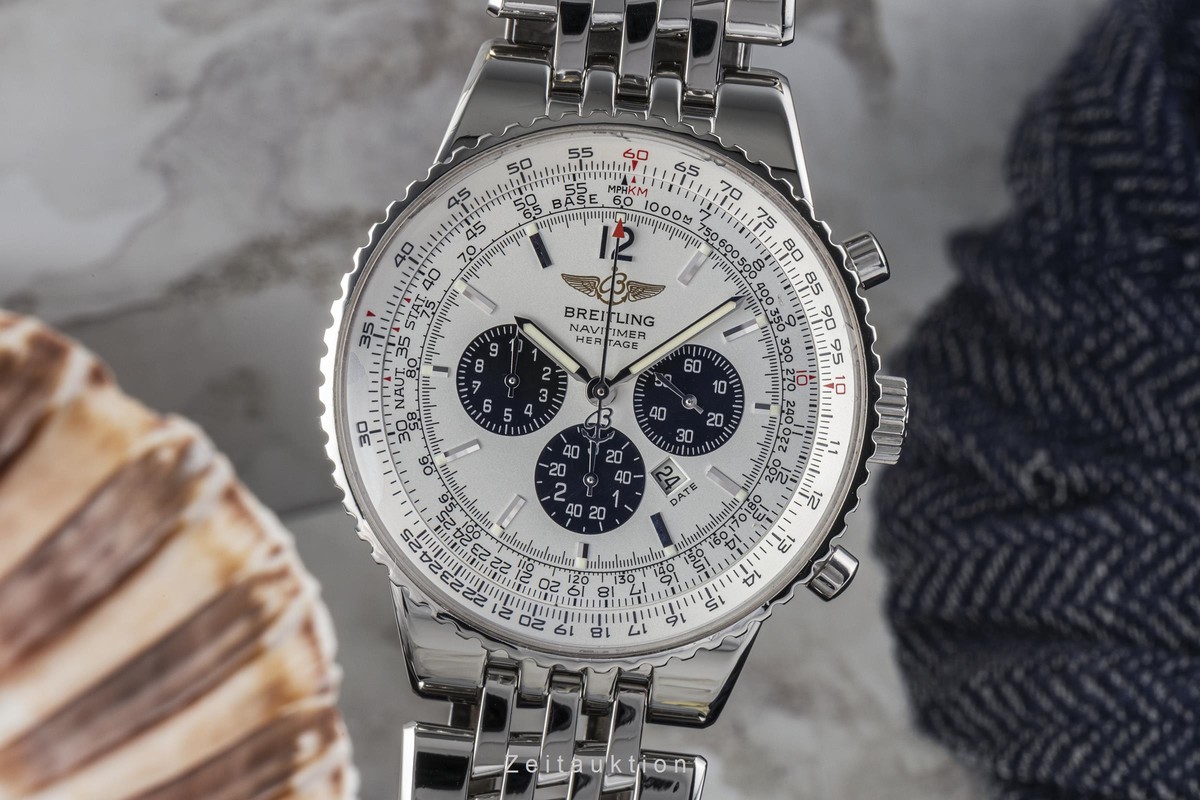 Breitling Navitimer Heritage Chronograph Stahl Automatik Kal. B35 Ref ...