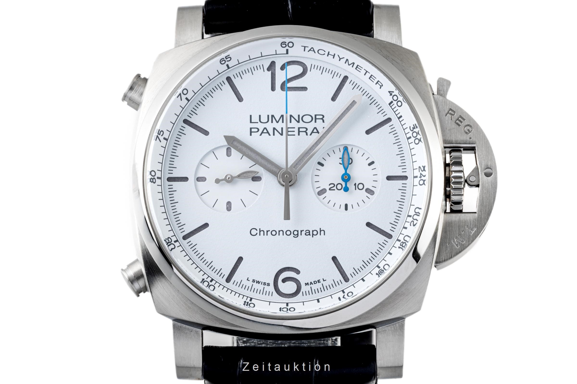 Panerai Luminor chronograph steel automatic Kal. P9200 Ref. PAM01218 ...