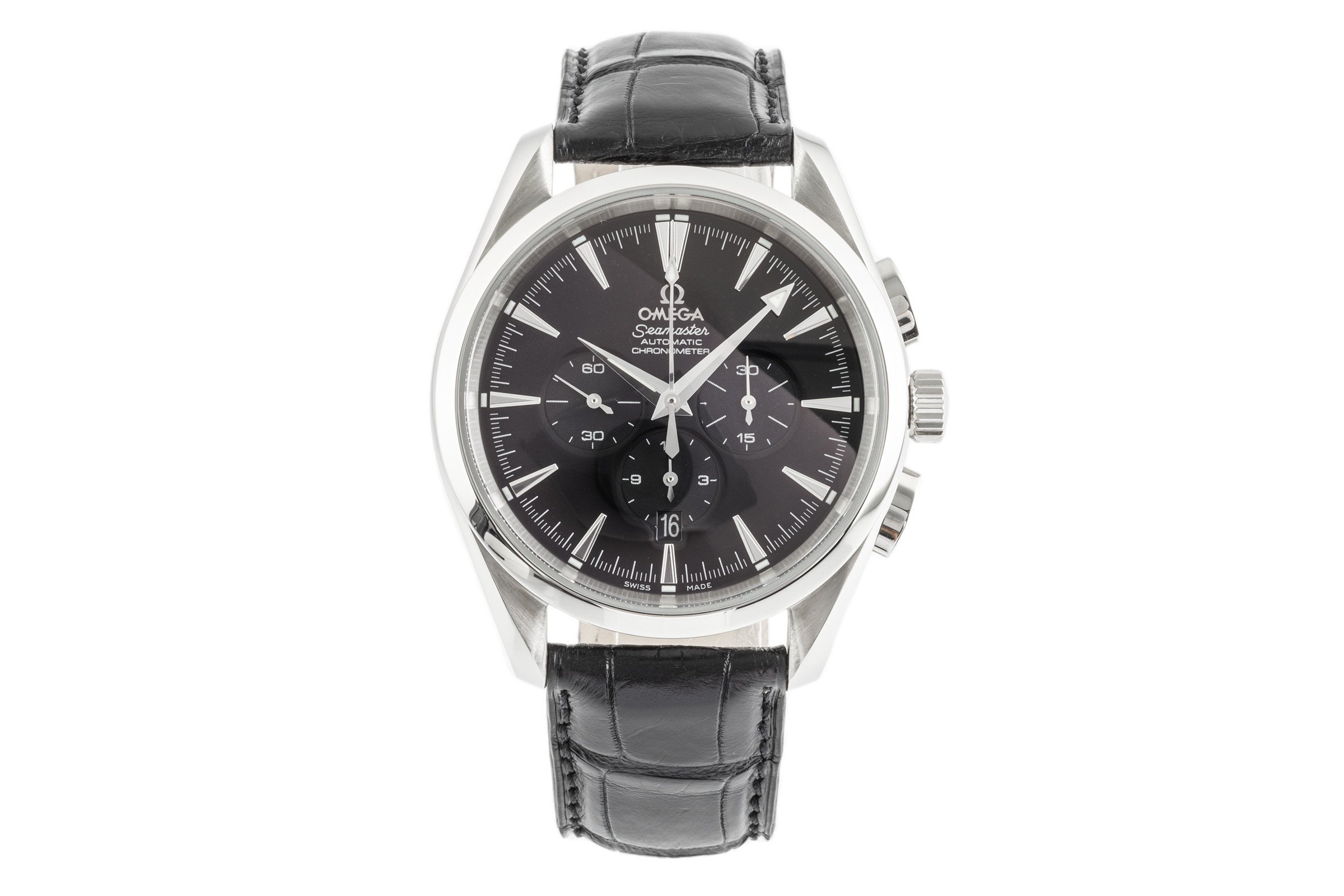 Omega Seamaster chronograph steel automatic Kal. 3301 Ref. 2812.50 178. ...