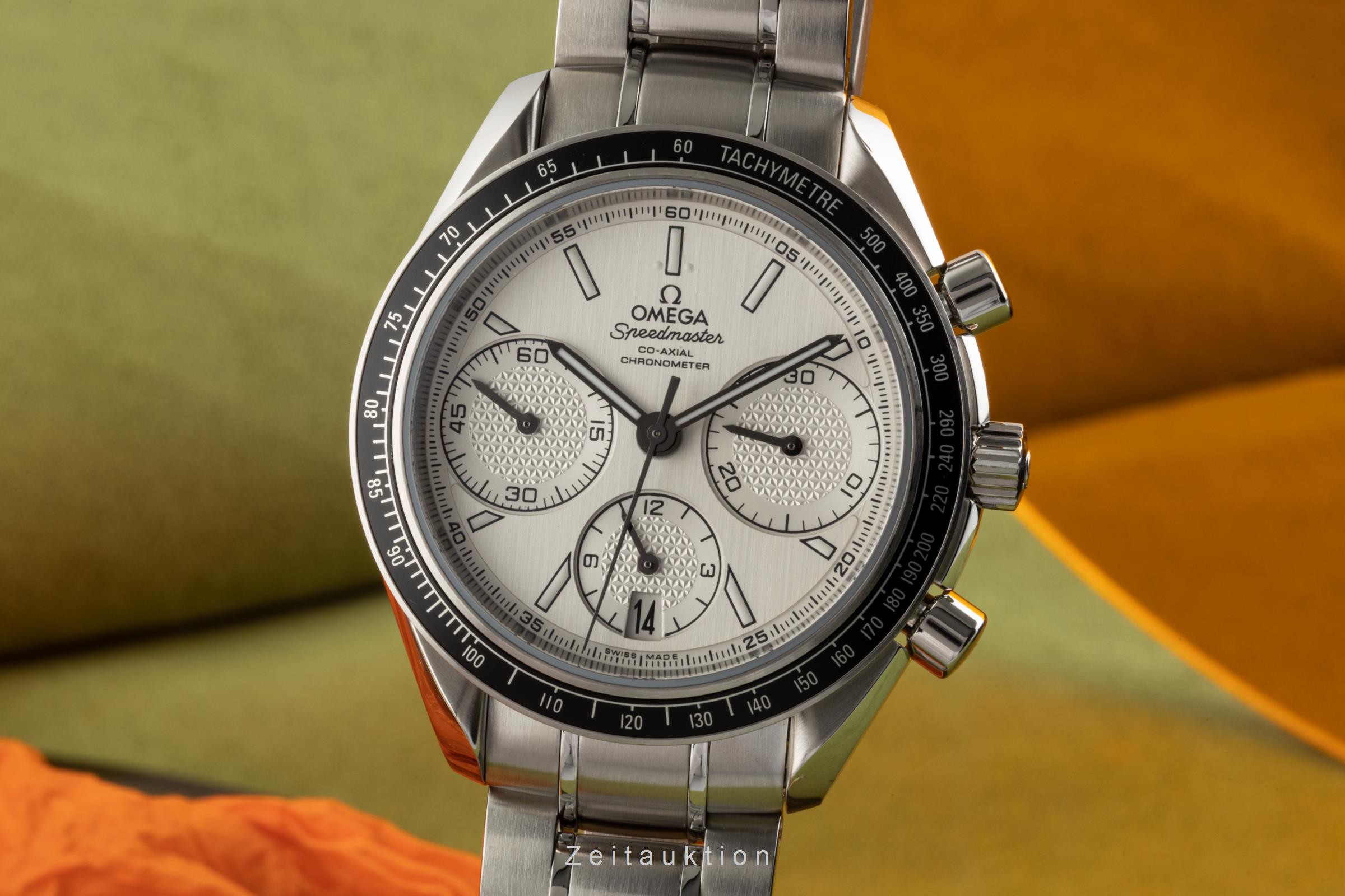 Omega Speedmaster chronograph steel automatic Kal. 3330 Ref. 326.30.40 ...