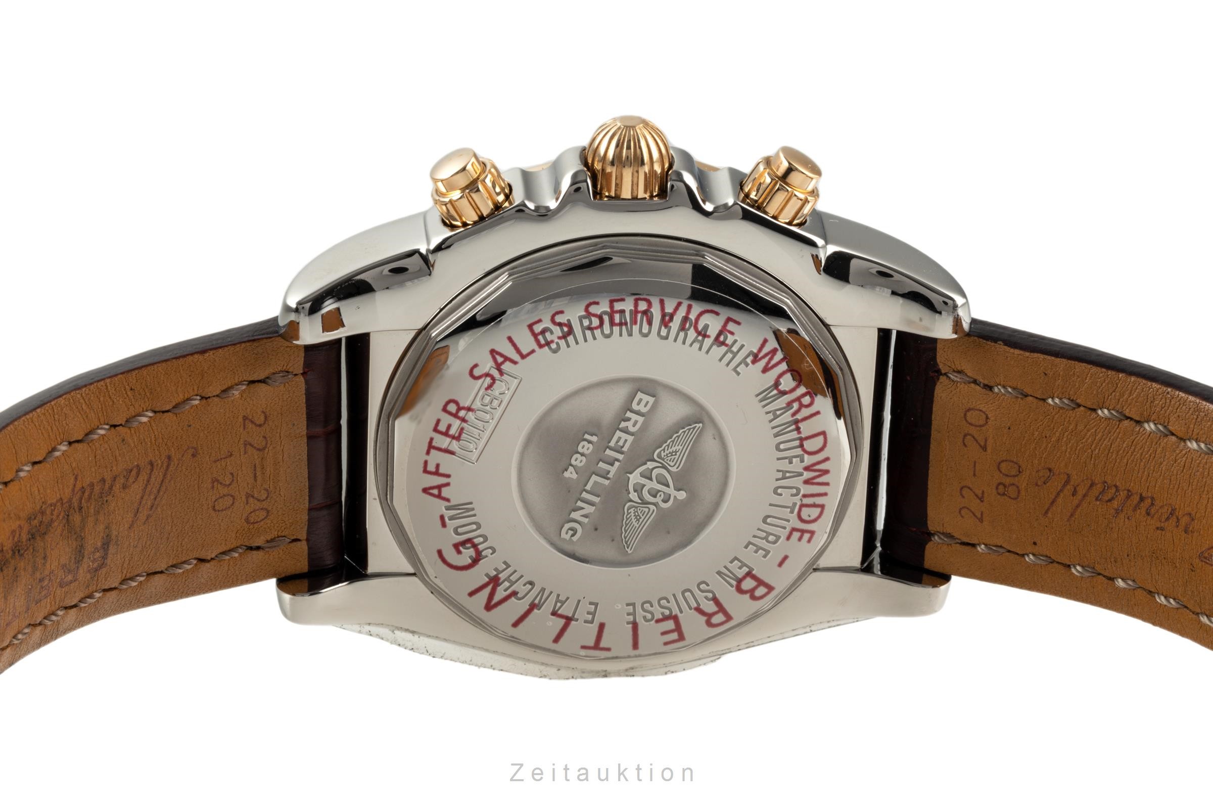 Breitling Chronomat 44 chronograph steel / gold automatic Kal. B01 Ref ...