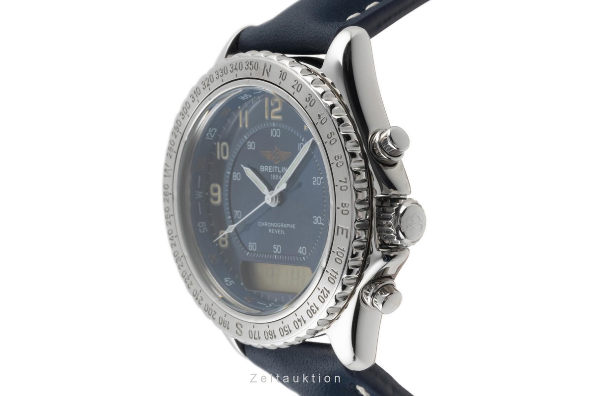 Breitling Pluton chronograph steel quartz Kal. B232 Ref. A51035 | 2302518