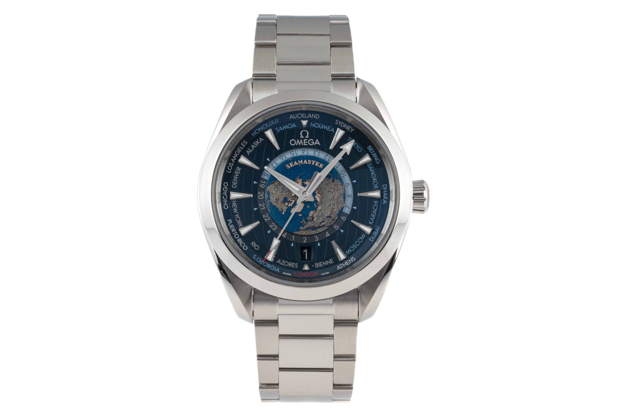 Omega Seamaster steel automatic Kal. 8938 Ref. 220.10.43.22.03.001 ...