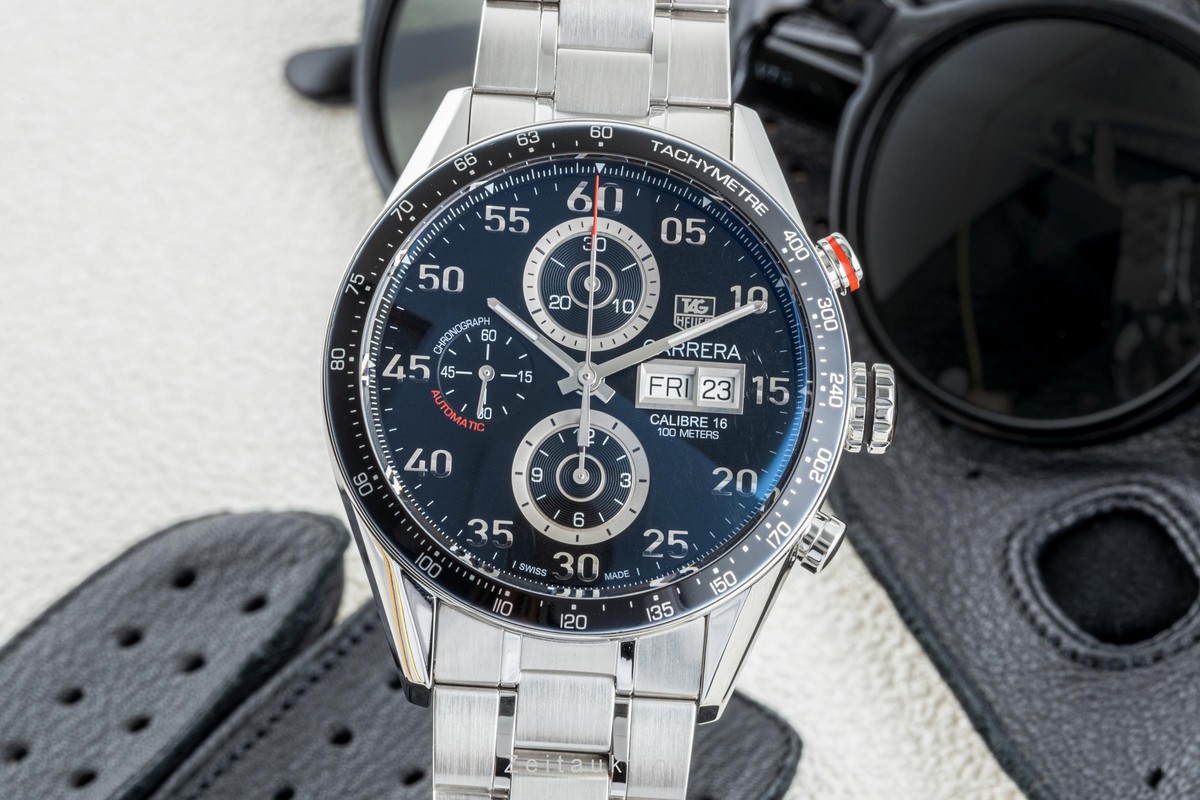 Tag Heuer Carrera chronograph steel automatic Kal. 16 Ref. CV2A10 | 2302619