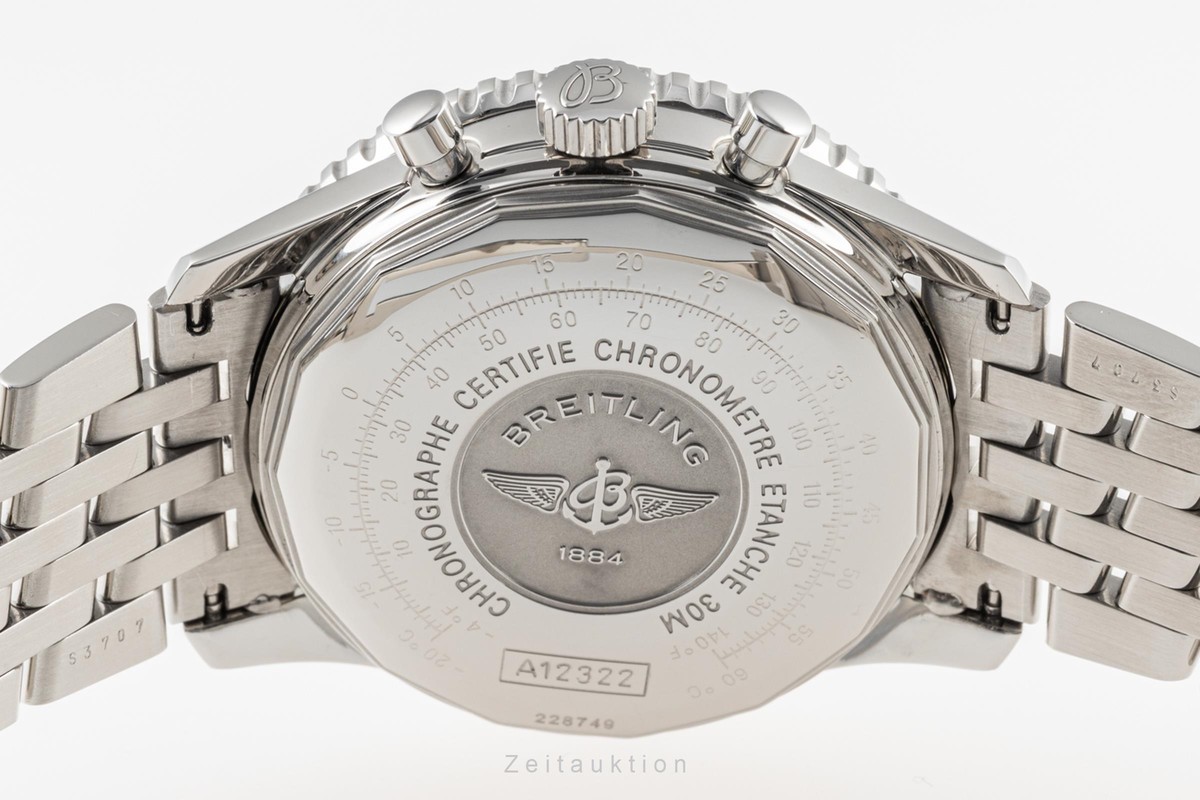 Breitling Navitimer Cosmonaute chronograph steel manual winding Kal ...