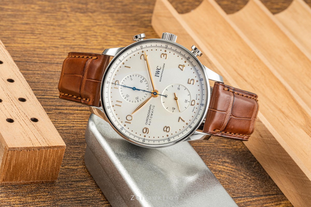 IWC Portugieser chronograph steel automatic Kal. 69355 Ref. IW371604 ...