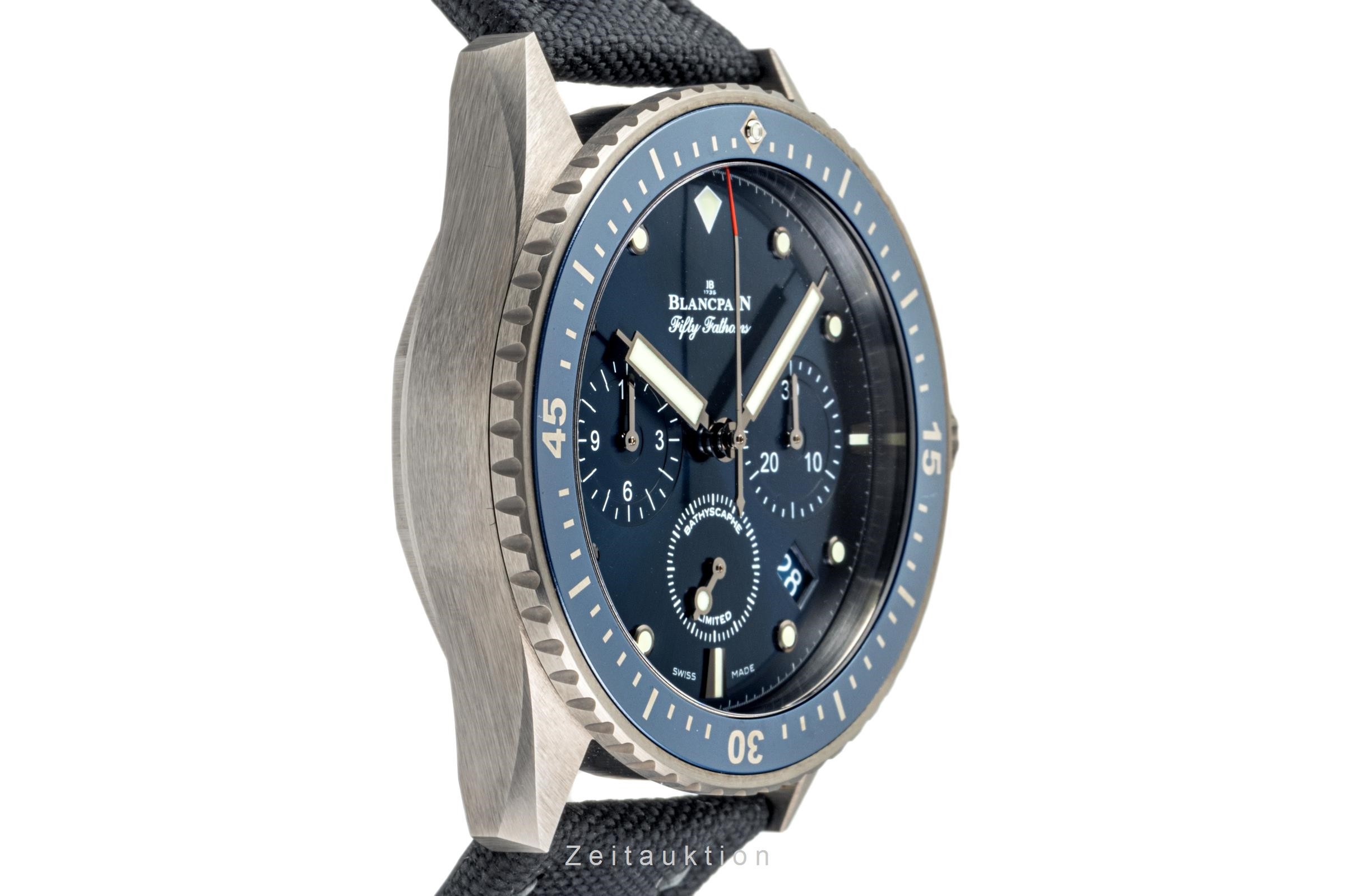 Blancpain Fifty Fathoms chronograph ceramic automatic Kal. F385 Ref ...