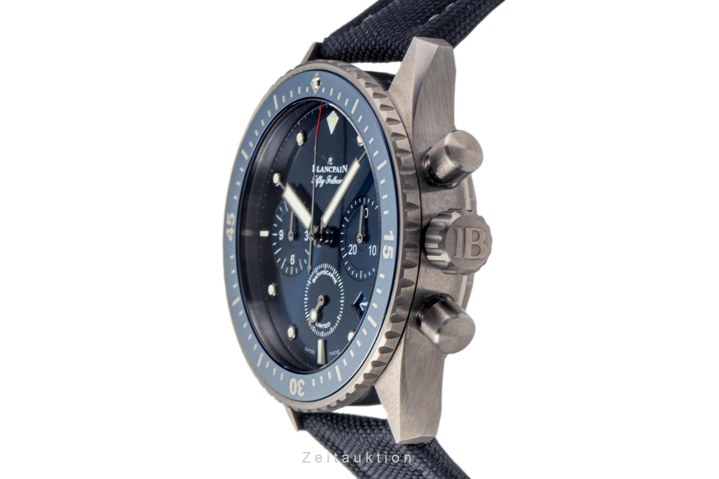 Blancpain Fifty Fathoms chronograph ceramic automatic Kal. F385 Ref ...