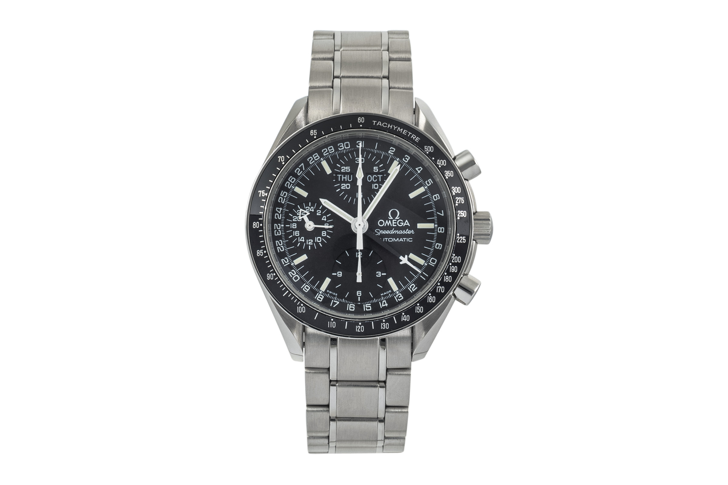 Omega Speedmaster chronograph steel automatic Kal. 1151 Ref. 3520.50.00 ...