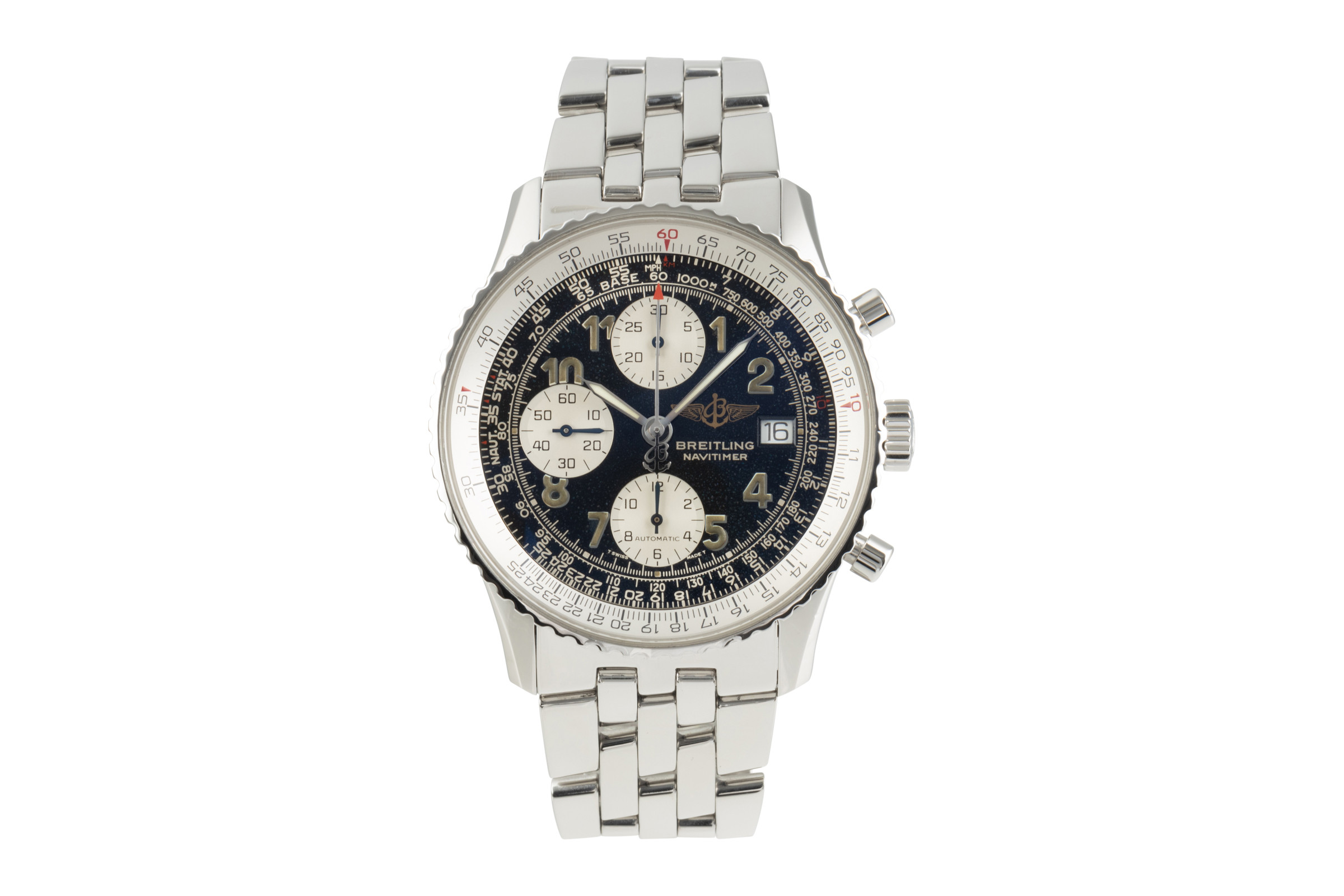 Breitling Old Navitimer chronograph steel automatic Kal. B13 Ref ...