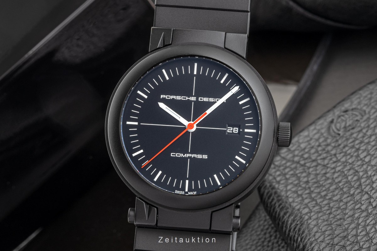 Porsche Design Compass titanium automatic Ref. 6520 LIMITED EDITION ...
