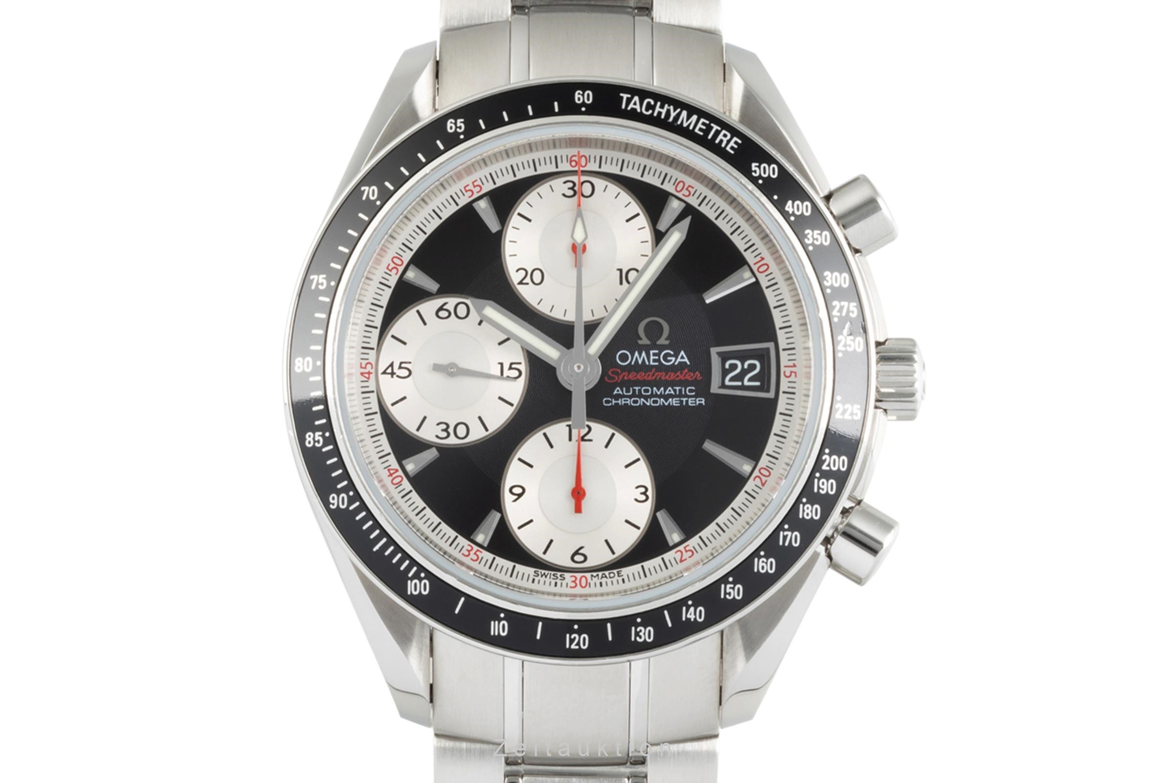 Omega Speedmaster Date chronograph steel automatic Kal. 1164 Ref. 3210. ... Omega Speedmaster Date chronograph steel automatic Kal. 1164 Ref. 3210. ...