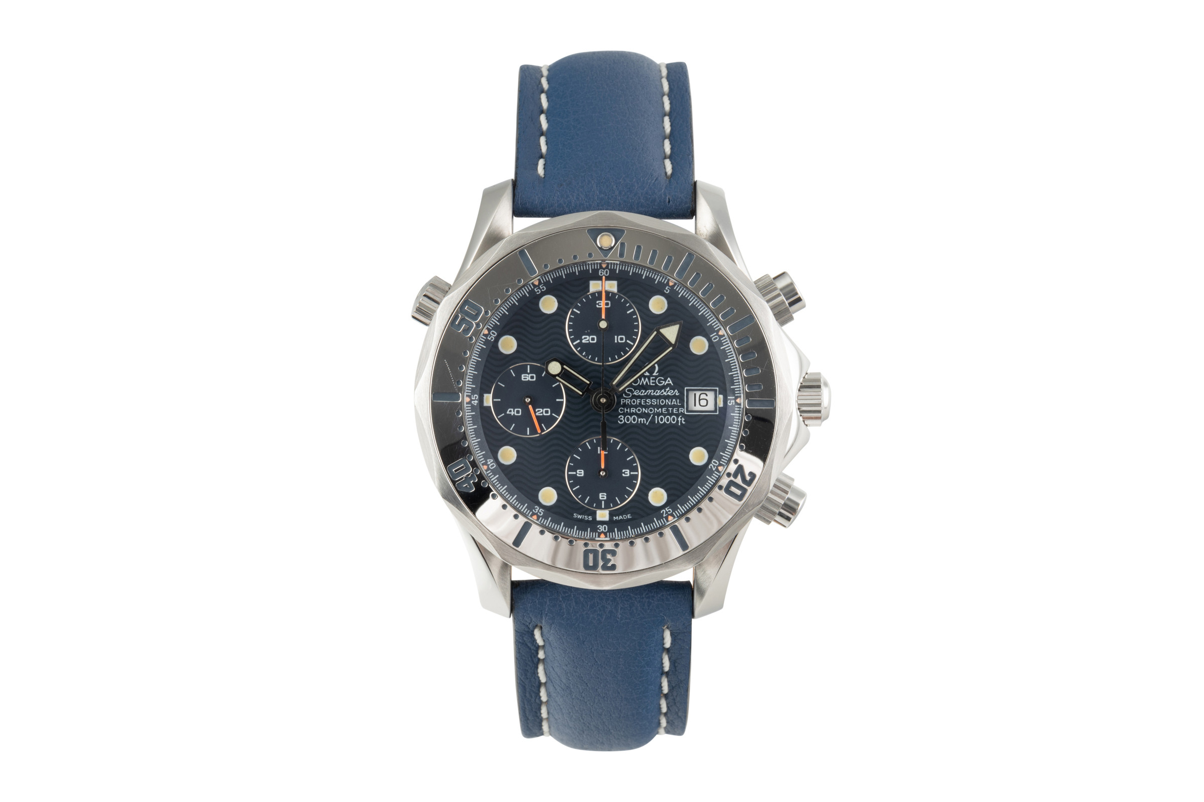 Omega Seamaster chronograph steel automatic Kal. 1154 Ref. 2598.80.00 ...