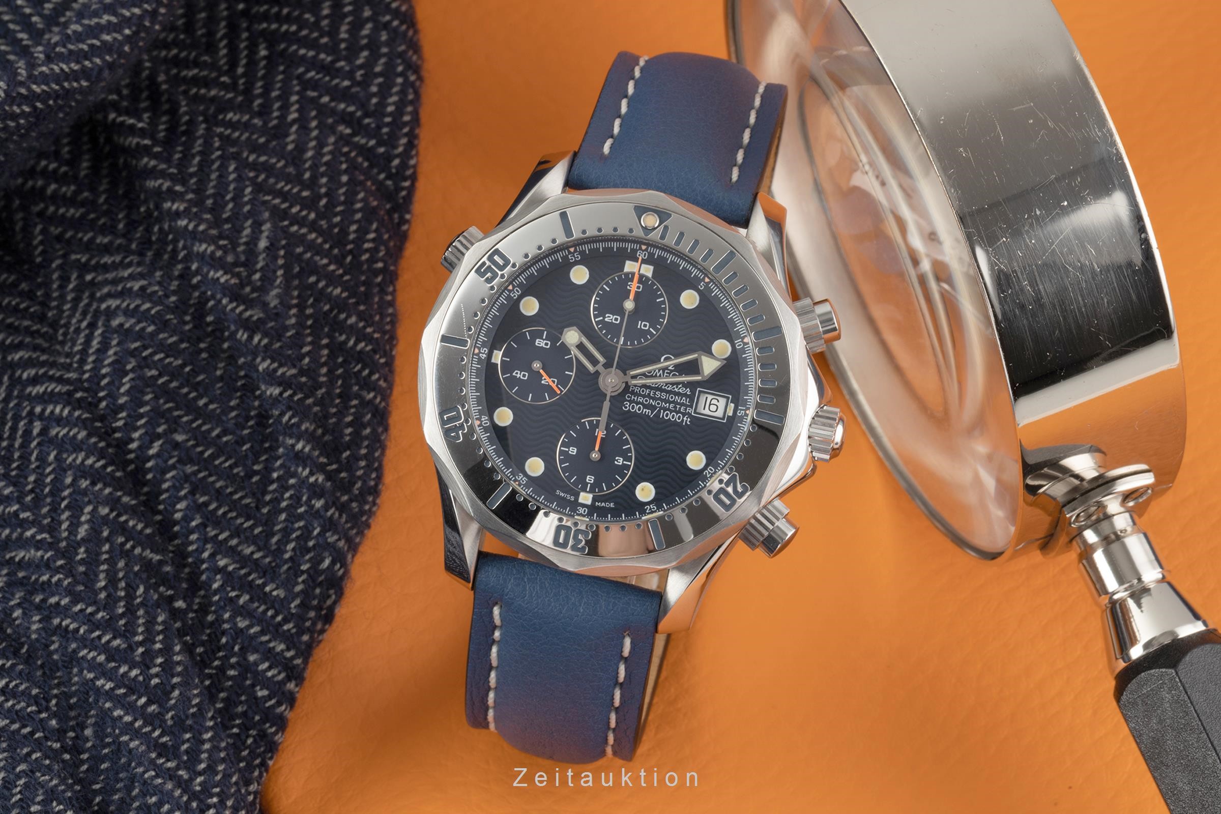 Omega Seamaster chronograph steel automatic Kal. 1154 Ref. 2598.80.00 ...