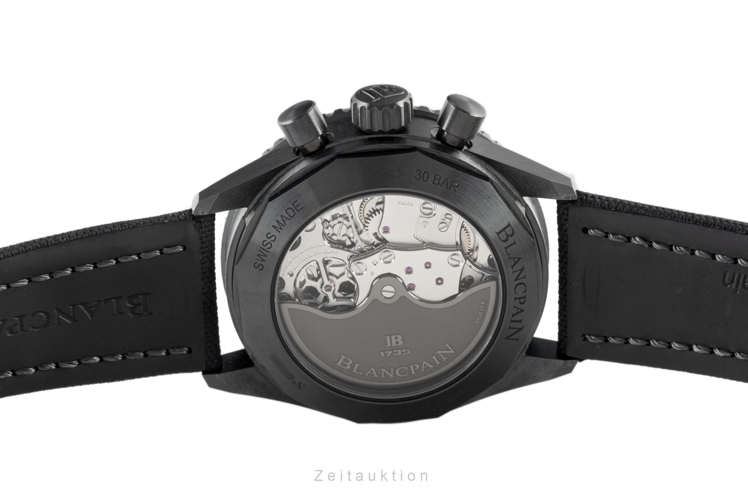 Blancpain Fifty Fathoms chronograph ceramic automatic Kal. F385 Ref ...