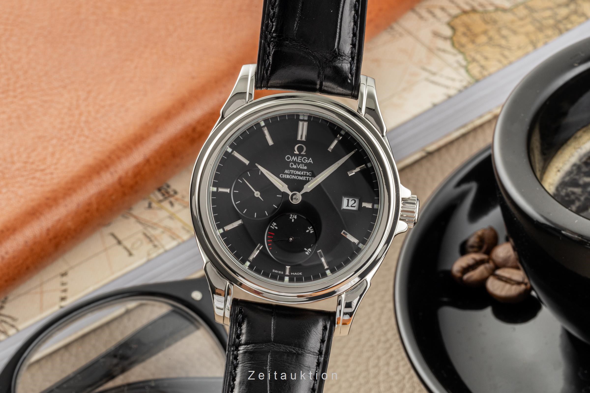 Omega De Ville steel automatic Kal. 2627 Ref. 4832.50.31, 168.1704 ...