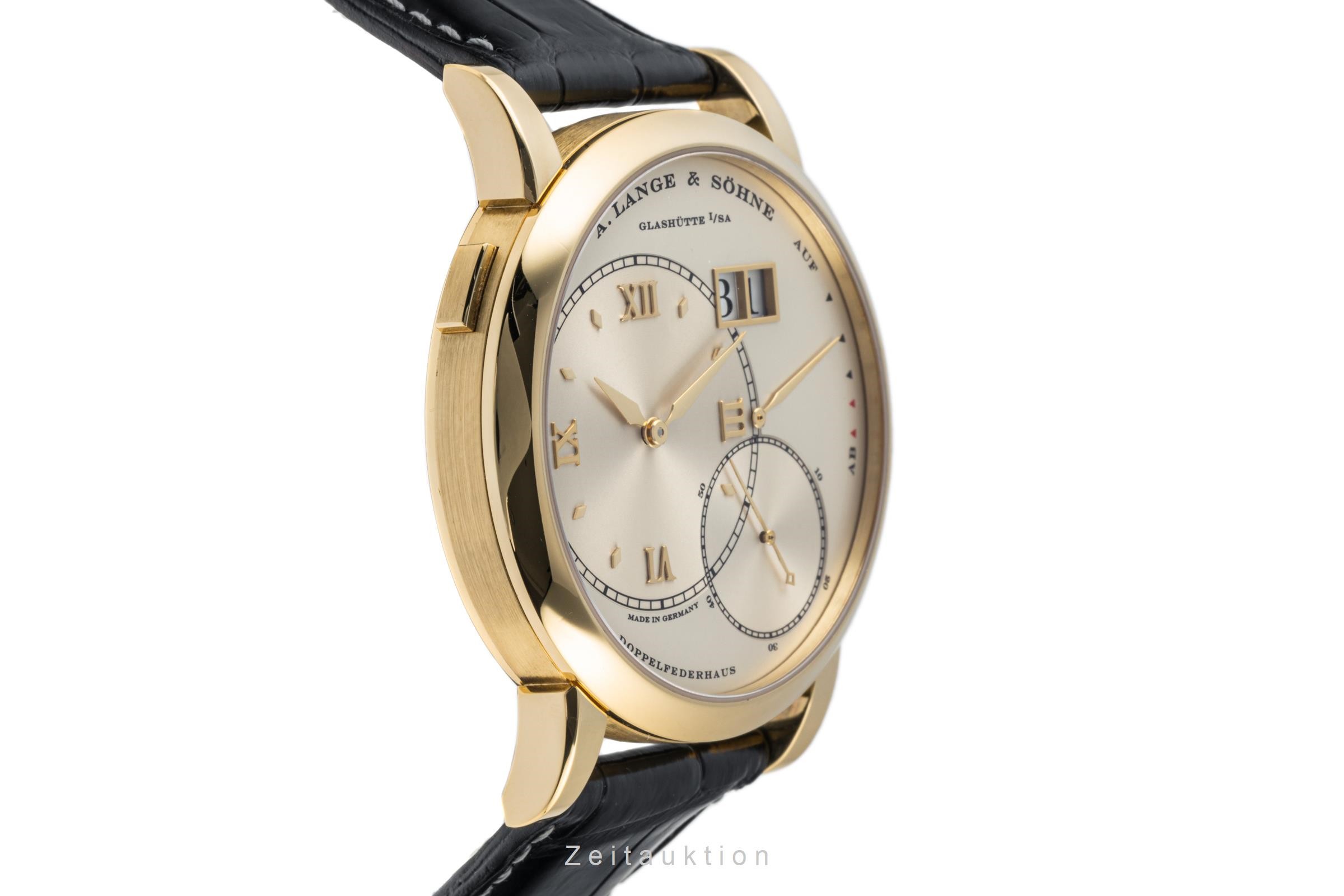 A. Lange & Söhne Lange 1 18 ct gold manual winding Kal. L901.2 Ref. 101 ...