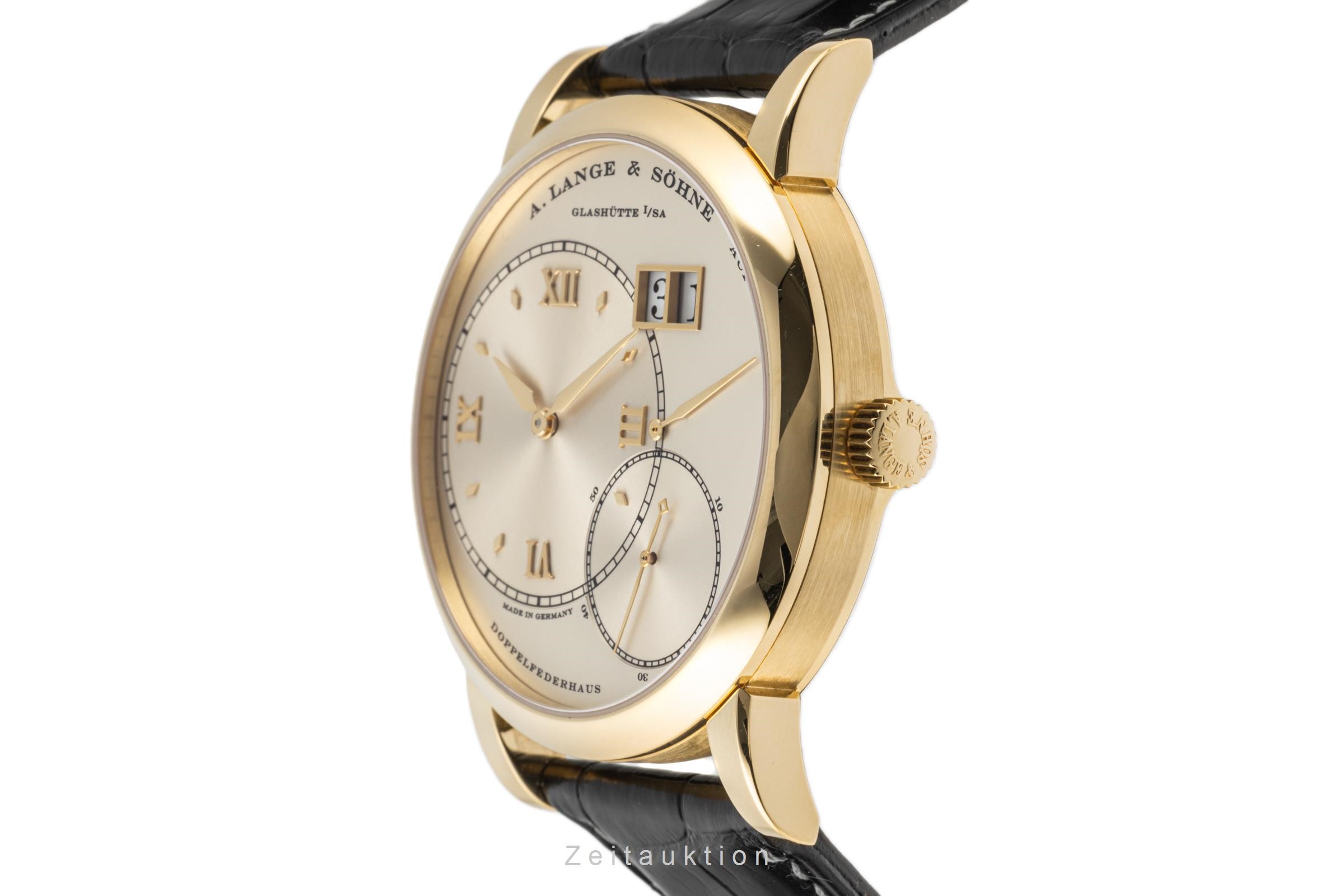 A. Lange & Söhne Lange 1 18 ct gold manual winding Kal. L901.2 Ref. 101 ...