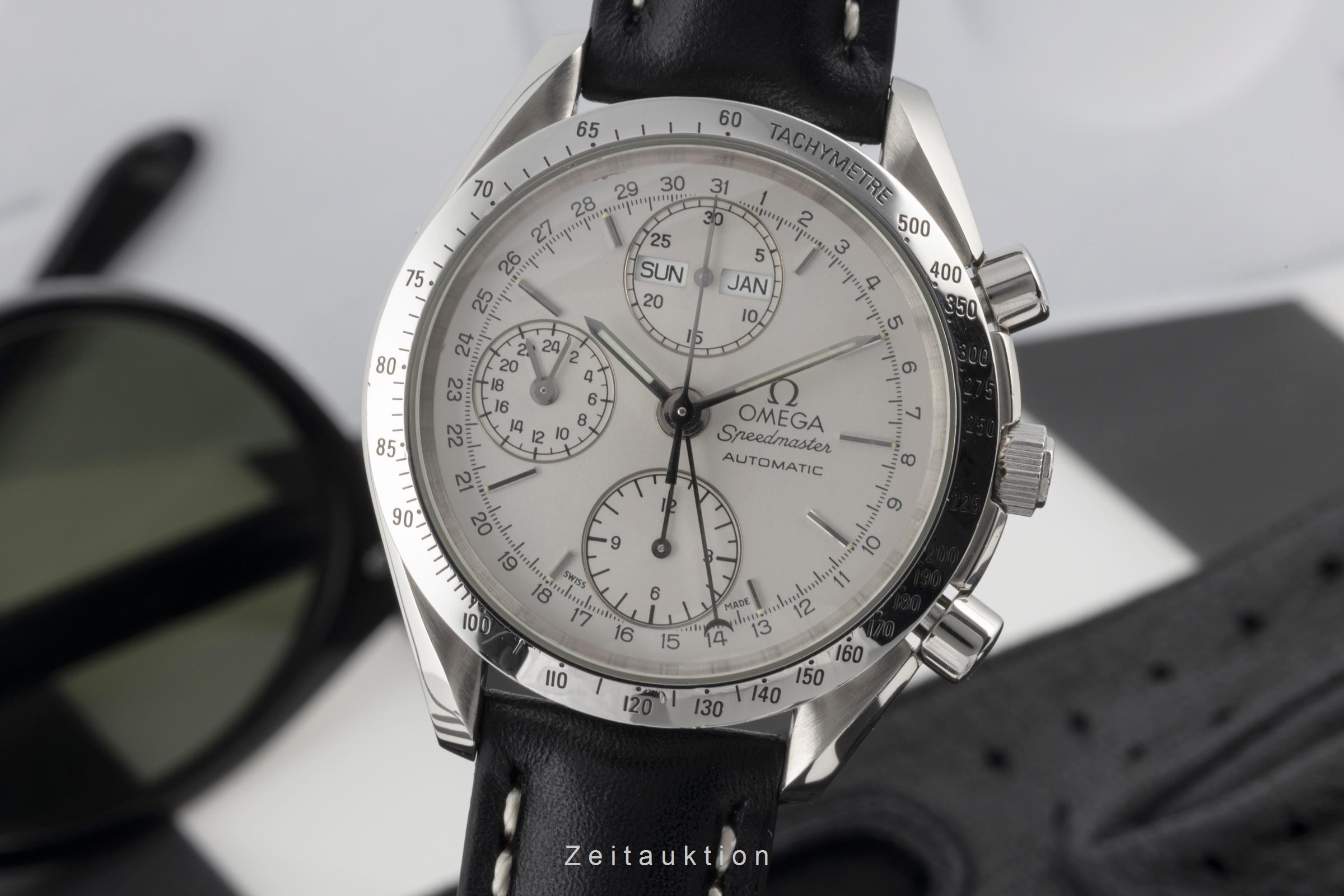 Omega Speedmaster chronograph steel automatic Kal. 1151 Ref. 3521.30.00 ...