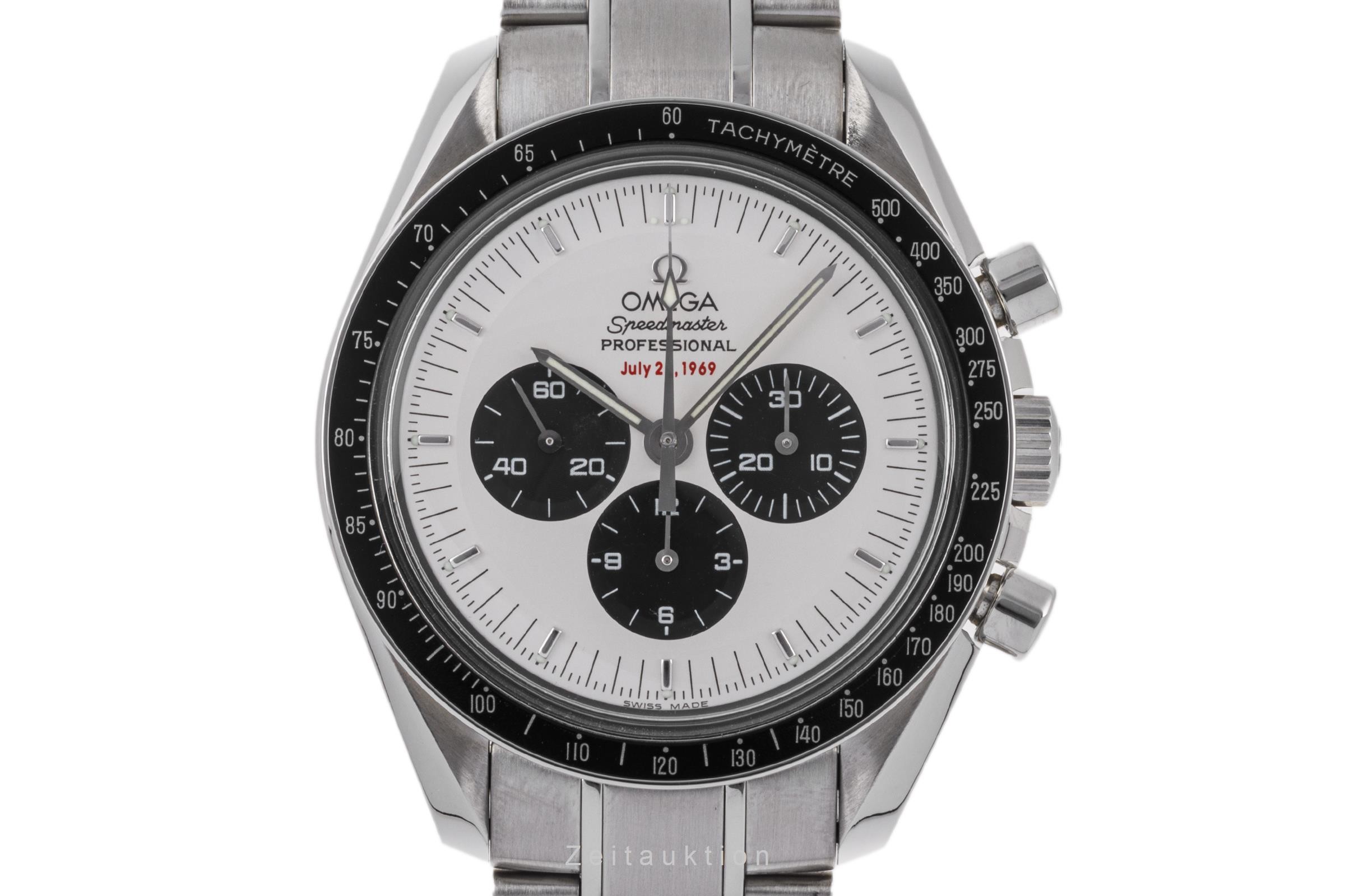 Omega Speedmaster Moonwatch chronograph steel manual winding Kal. 1861 ...