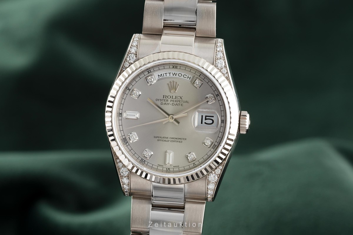 Rolex Day-Date 18 ct white gold automatic Kal. 3155 Ref. 118339 | 2305788