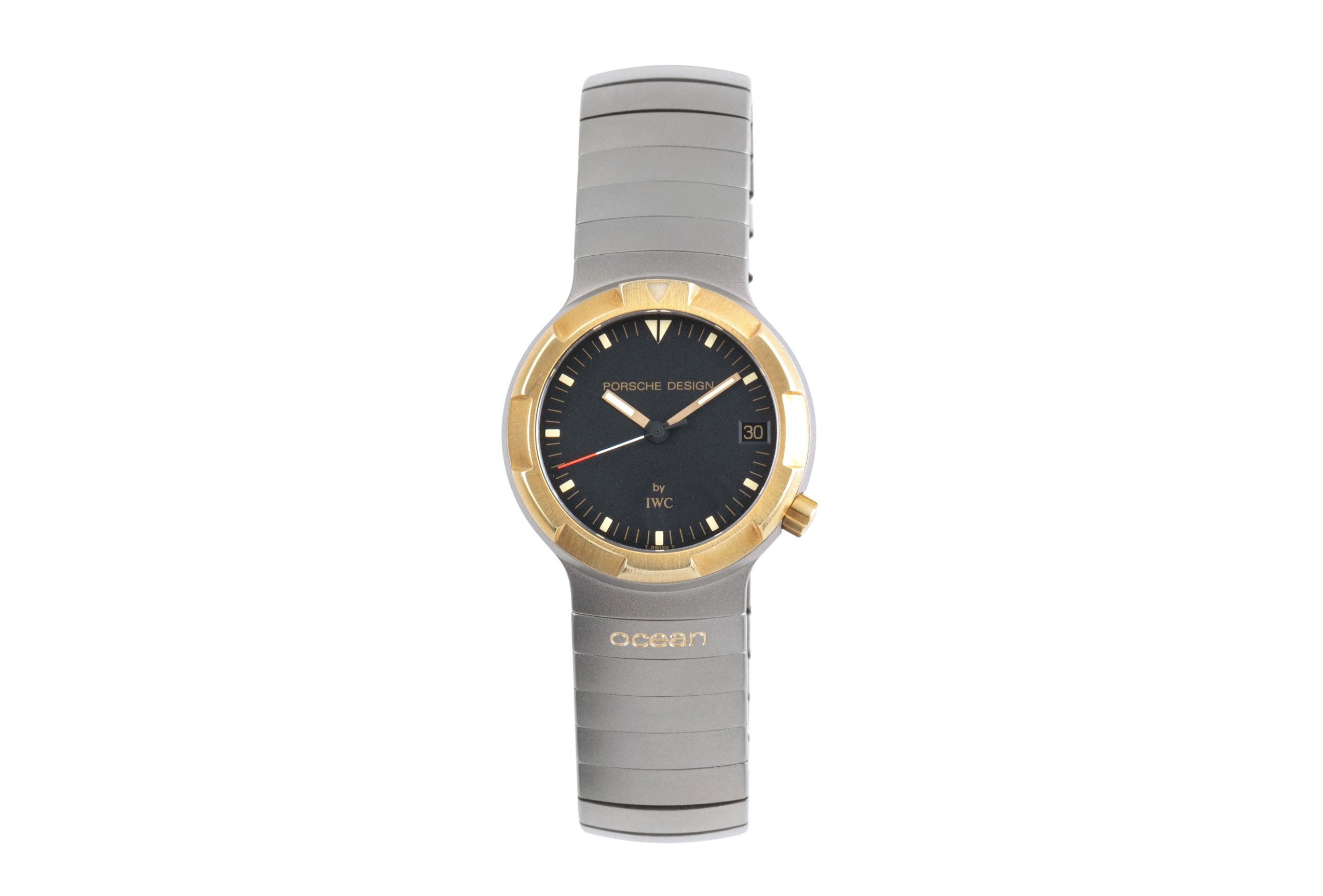IWC Porsche Design titanium / gold automatic Kal. C.37522 Ref. IW352303 ...