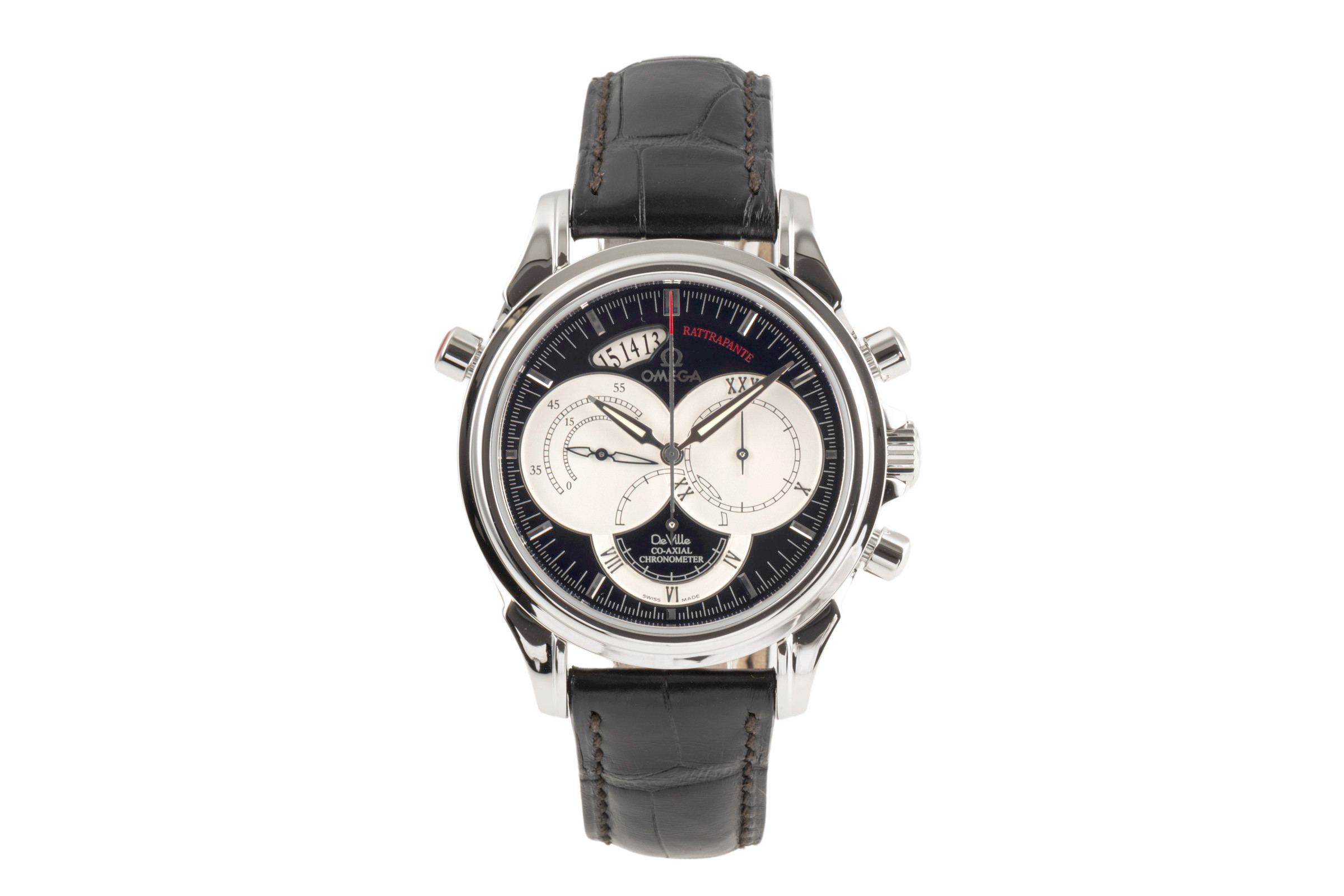 Omega De Ville chronograph steel automatic Kal. 3612 Ref. 4847.50.31 ...
