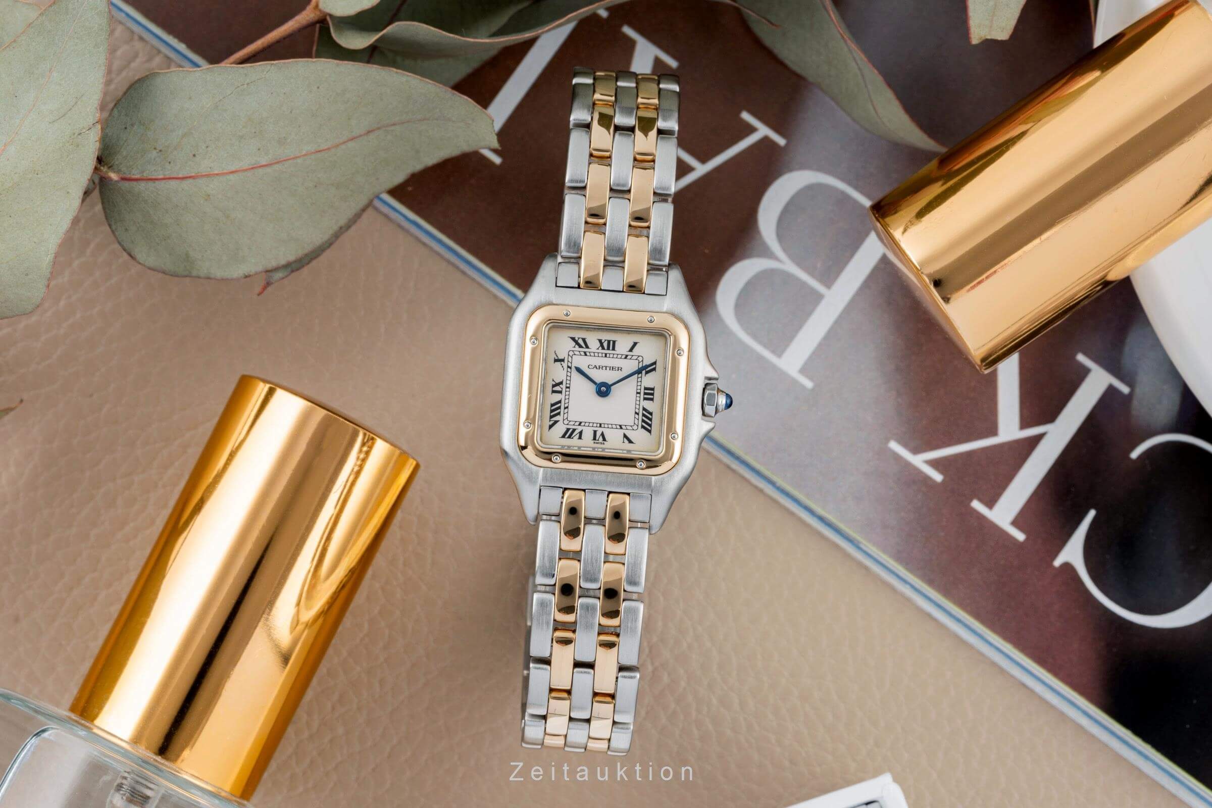 Cartier Panthere acero / oro cuarzo Kal. 157 Ref. 66921 | 2400949