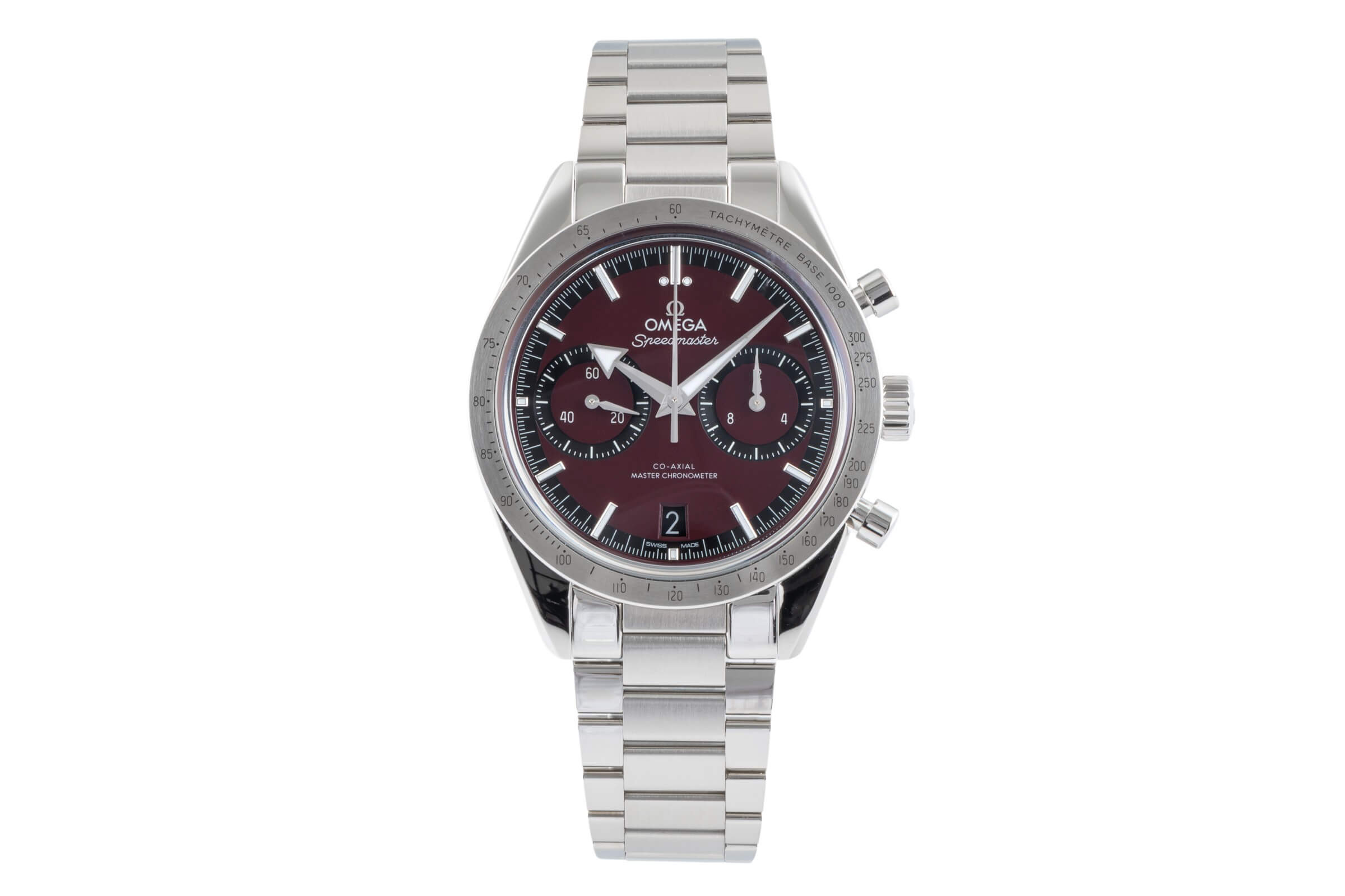 Omega Speedmaster chronograph steel manual winding Kal. 9906 Ref. 332 ...