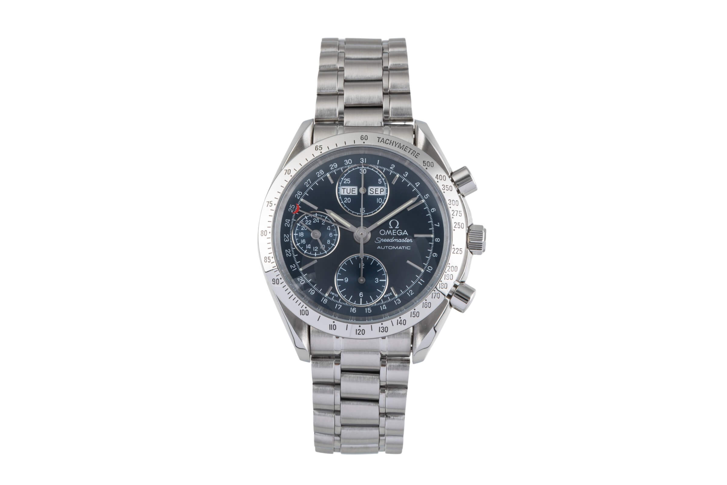 Omega Speedmaster chronograph steel automatic Kal. 1151 Ref. 3523.80.00 ...