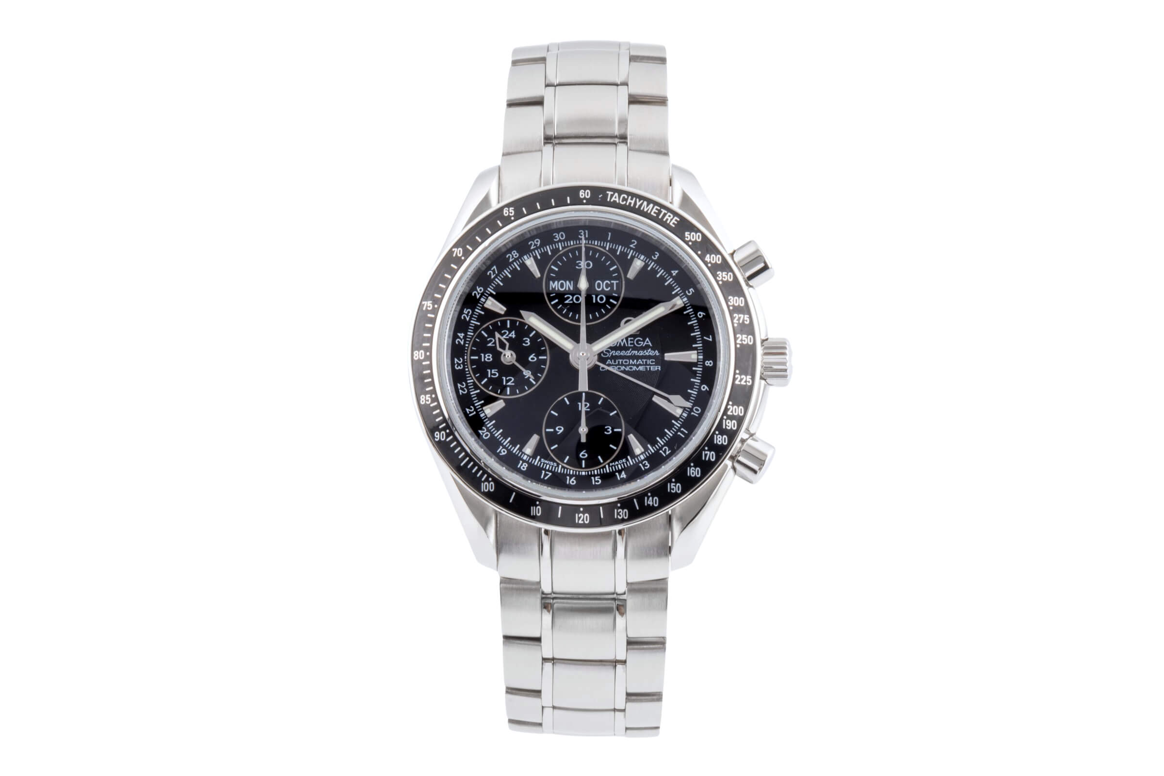 Omega Speedmaster chronograph steel automatic Kal. 3606 Ref. 3220.50.00 ...