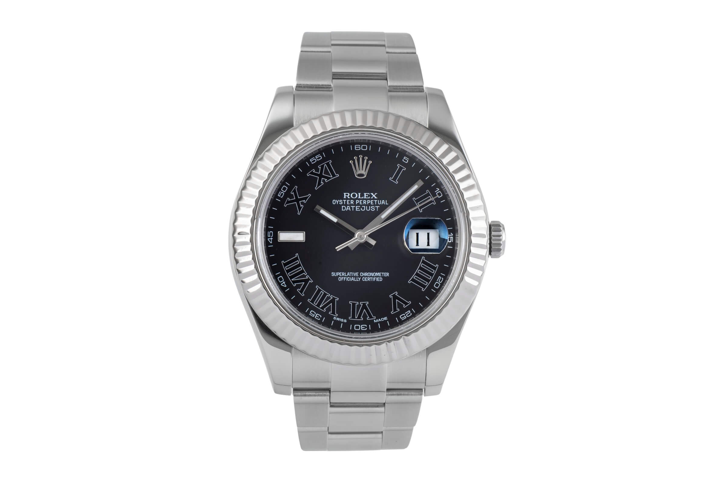 Rolex Datejust steel / white gold automatic Kal. 3136 Ref. 116334 | 2405322