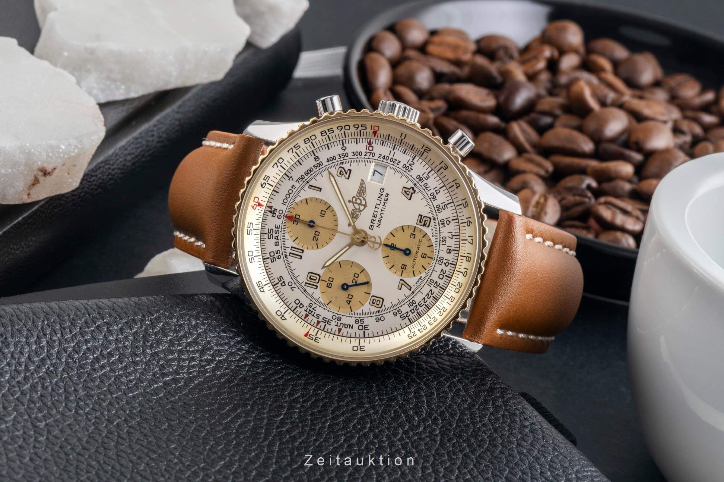 Breitling Navitimer chronograph steel / gold automatic Kal. B13 Ref ...