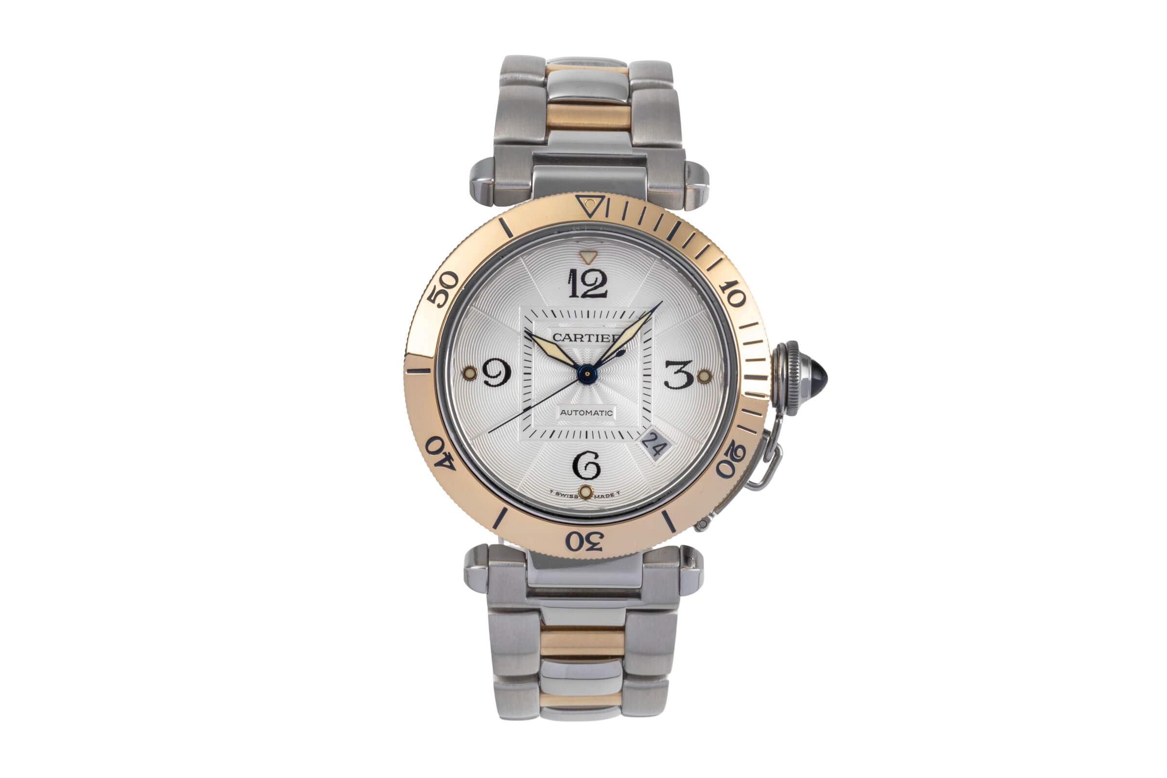 Cartier Pasha steel / gold automatic Kal. 191 Ref. W31035T6 | 2405917