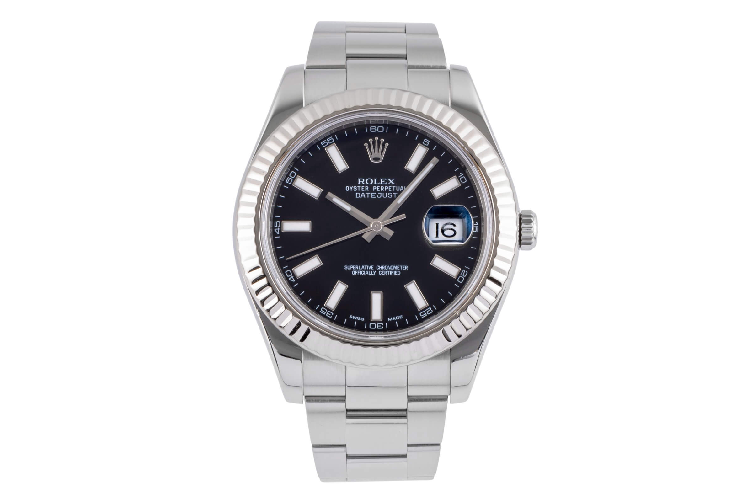 Rolex Datejust steel / white gold automatic Kal. 3136 Ref. 116334 | 2501109